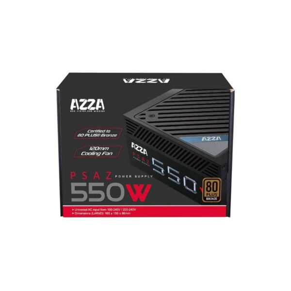 Bloc Alimentation AZZA 550W 6&8 pins | PC DÉPÔT LIQUIDATION